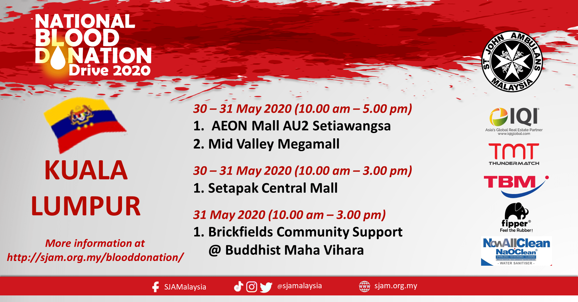 SJAM NBDD2020 – St. John Ambulance of Malaysia